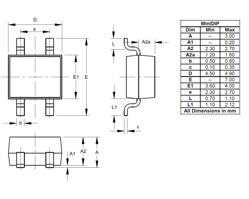 HD04: 0.8A Surface-Mount Glass Passivated Bridge Rectifier (Bridges)