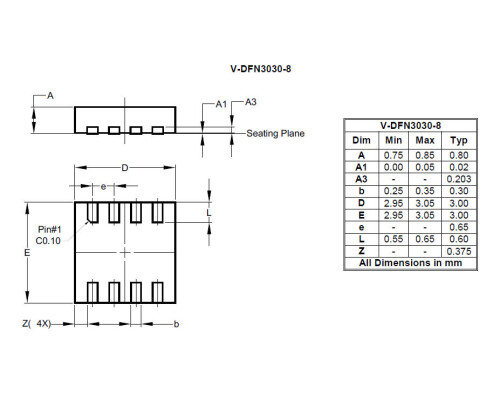 ZXPD4000DH: NPN, 120V with 120V Diode in DFN3030-8 (Transistor (BJT) Master Table)